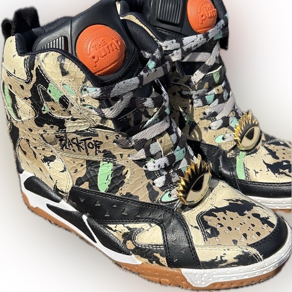 Reebok | Shoes | Reebok Melody Ehsani X Blacktop Pump Wedgesneakers Eye Classics Shoes 7 | Poshmark